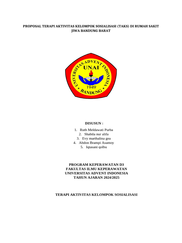 PROPOSAL TAKS rvs | PDF