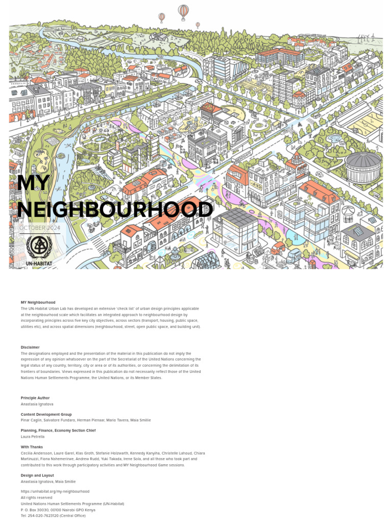 My_neighbourhood_publication | PDF | Sustainability | Public Transport