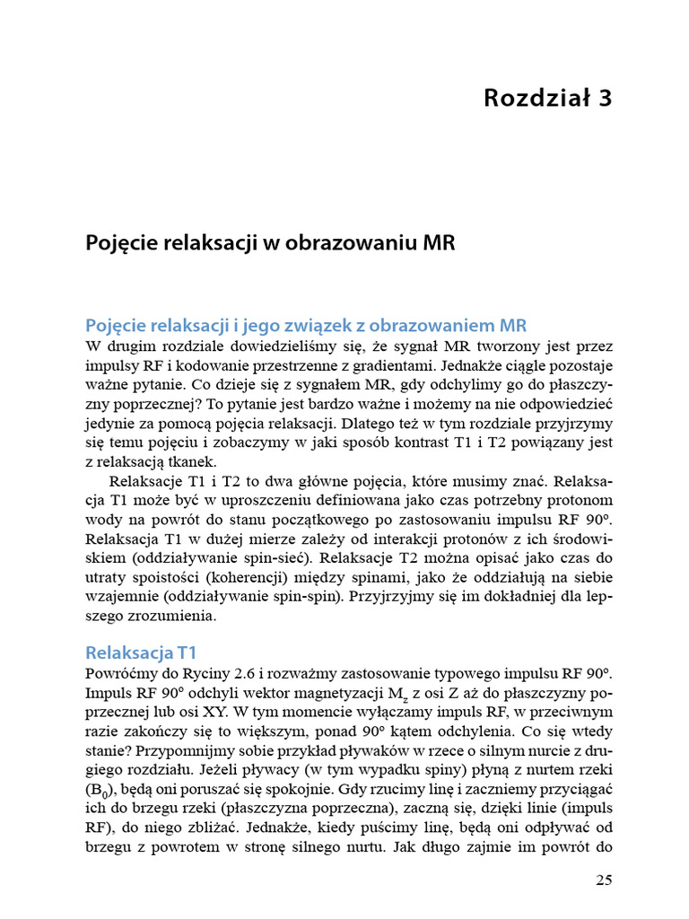 Rozdzial-3_-Pojecie-relaksacji-w-obrazowaniu-MR | PDF