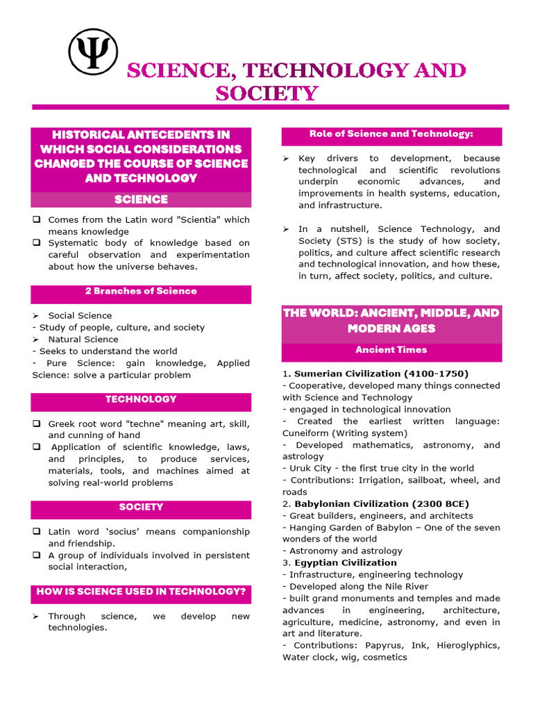 Science, Technology and Society 1 | PDF | Science | Orbit