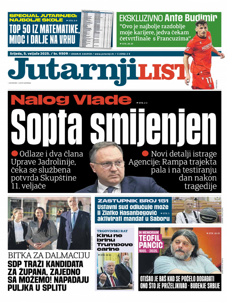 Jutarnji List 05.02.2025. | PDF