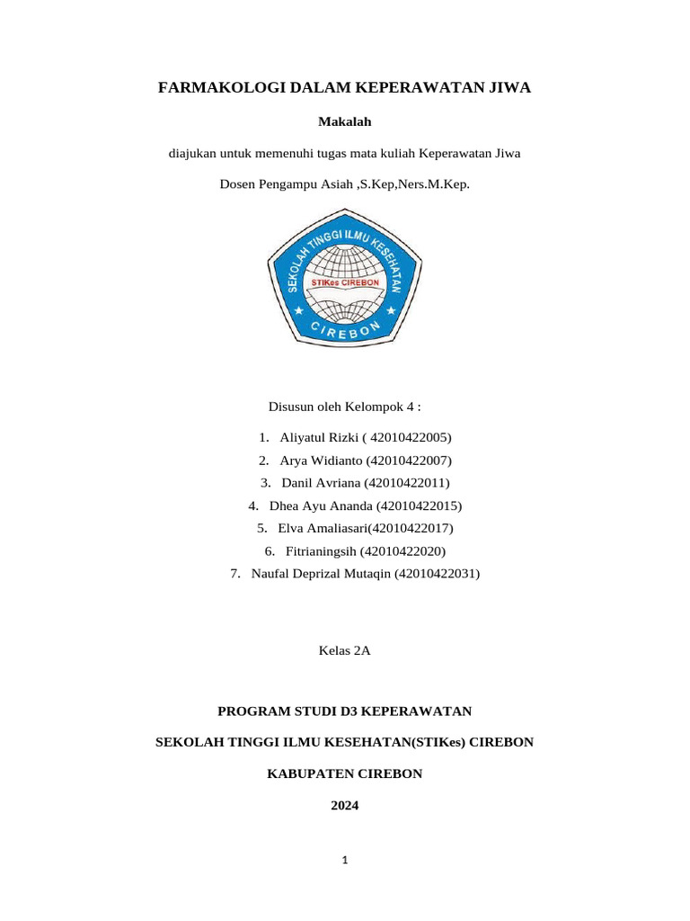 Makalah Kep - Jiwa Kelompok4 | PDF