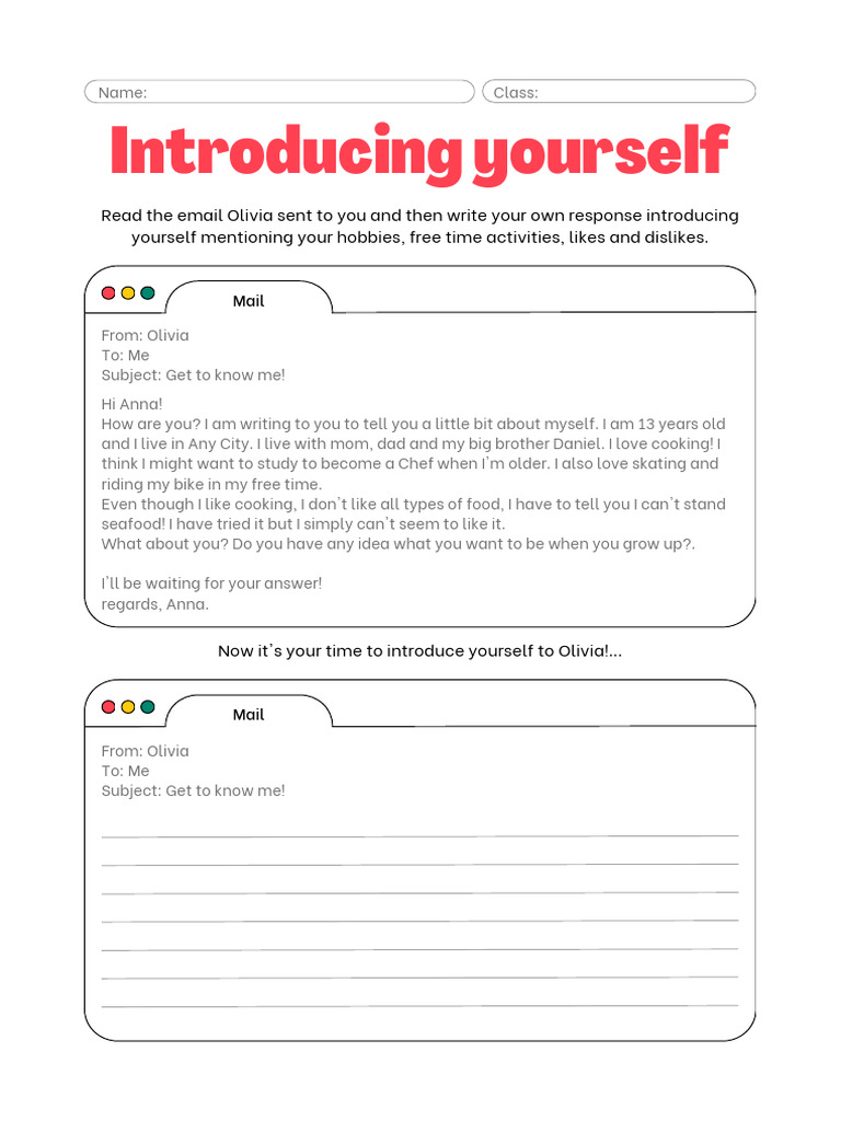 Introducing Yourself | PDF