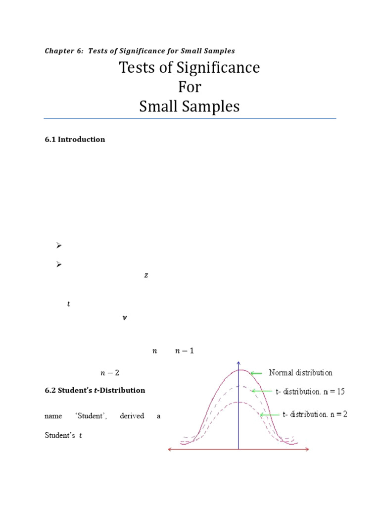 Small-Samples Full F-Test T43 ERP | PDF