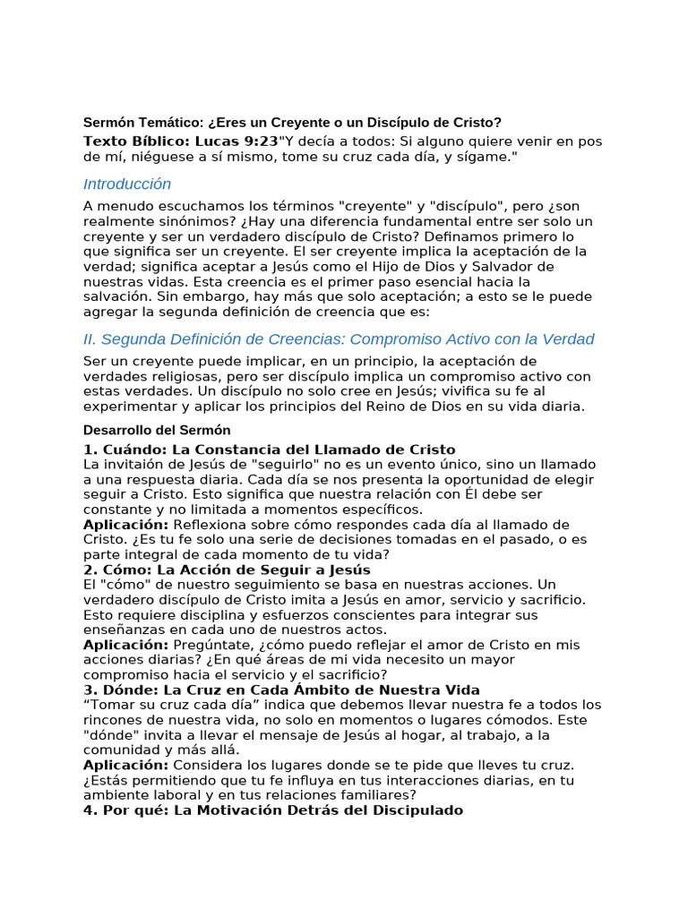 Document-Serm N Tem Tico Er-1738847280629 | PDF | Cristo (título) | Verdad