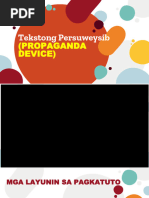 Tekstong Persweysib | PDF
