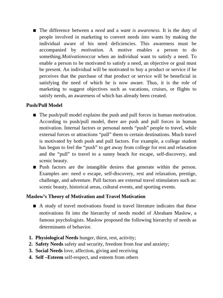 Need Want Is Awareness.: Push/Pull Model | PDF