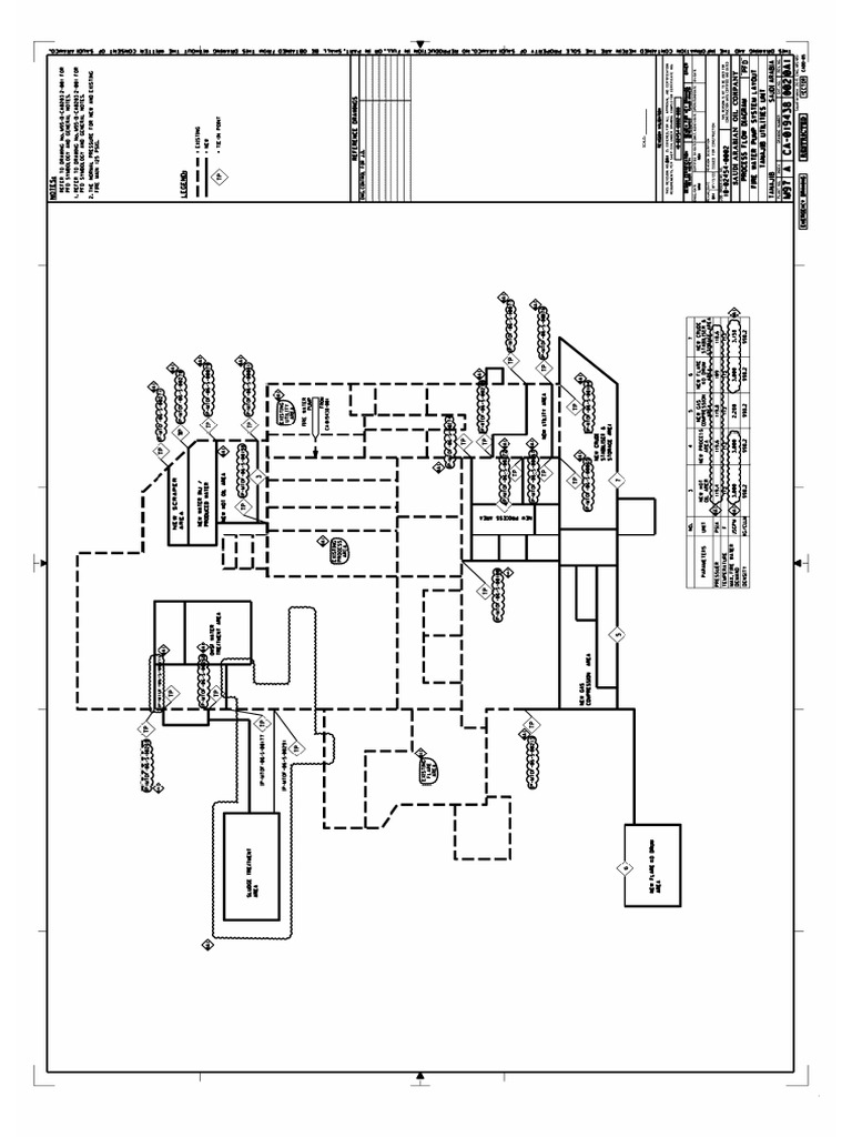 M97-A-Ca-019438 - 002 - 0a1 - PFD - Fire Water Ring Main Layout | PDF