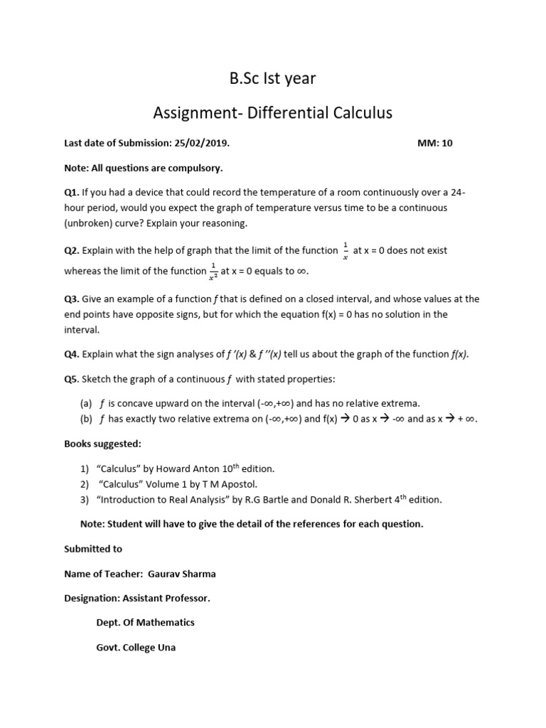 Calculus | PDF