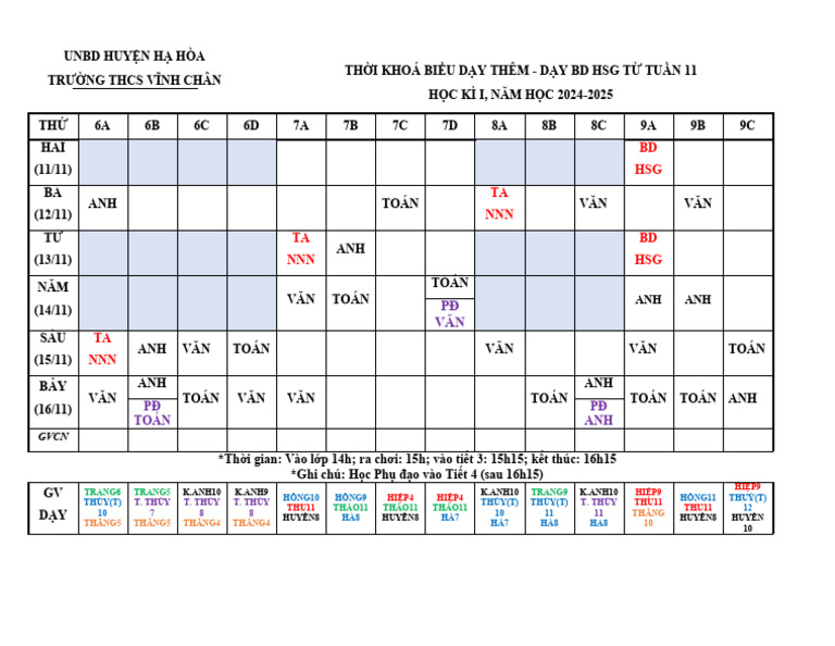 Tuan11.Tkb D y Thêm 24-25 | PDF