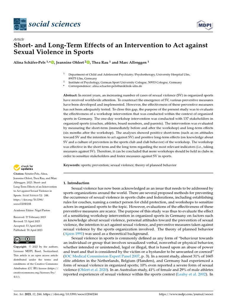 Short - and Long-Term Effects o | PDF | Violence | Attitude (Psychology)