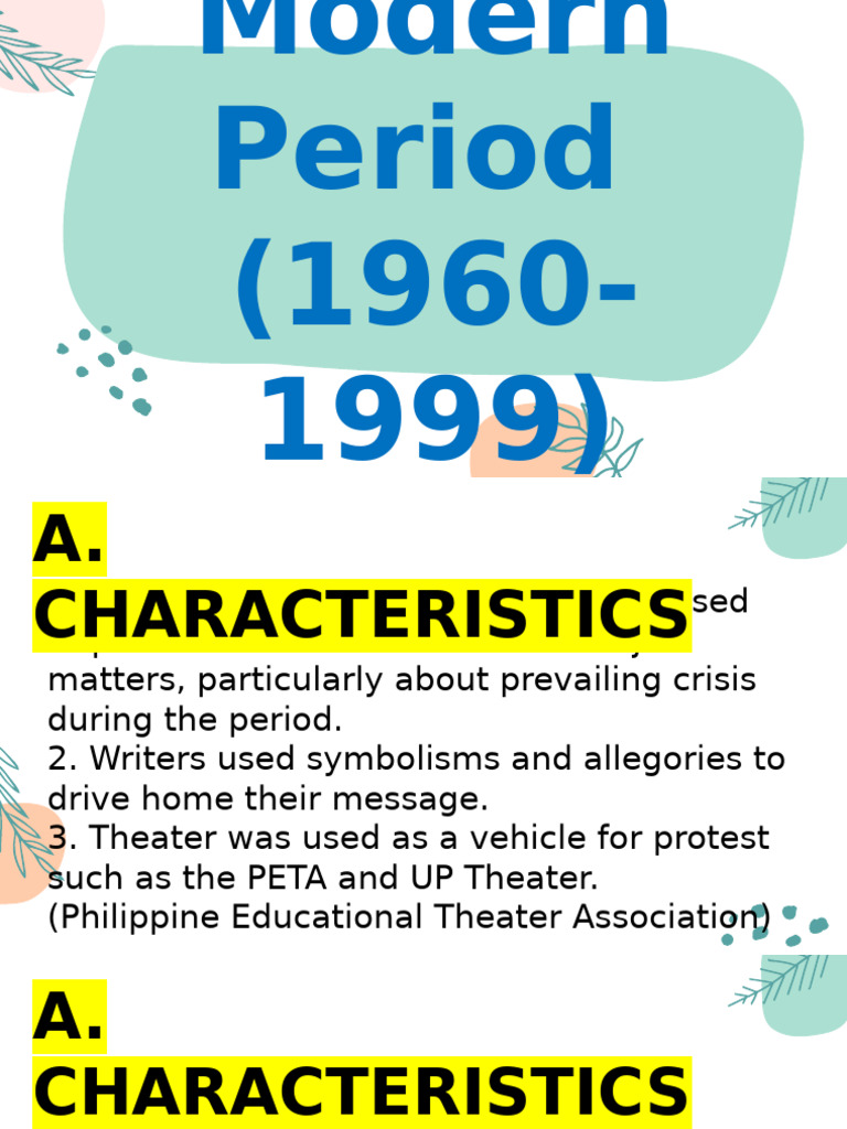21st Century Lesson 1 Modern and 21st Century | PDF