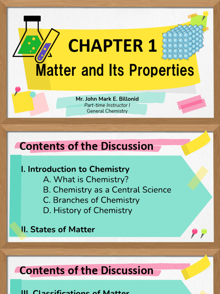02. Chap 1_Matter and Its Properties | PDF | Mixture | Chemistry