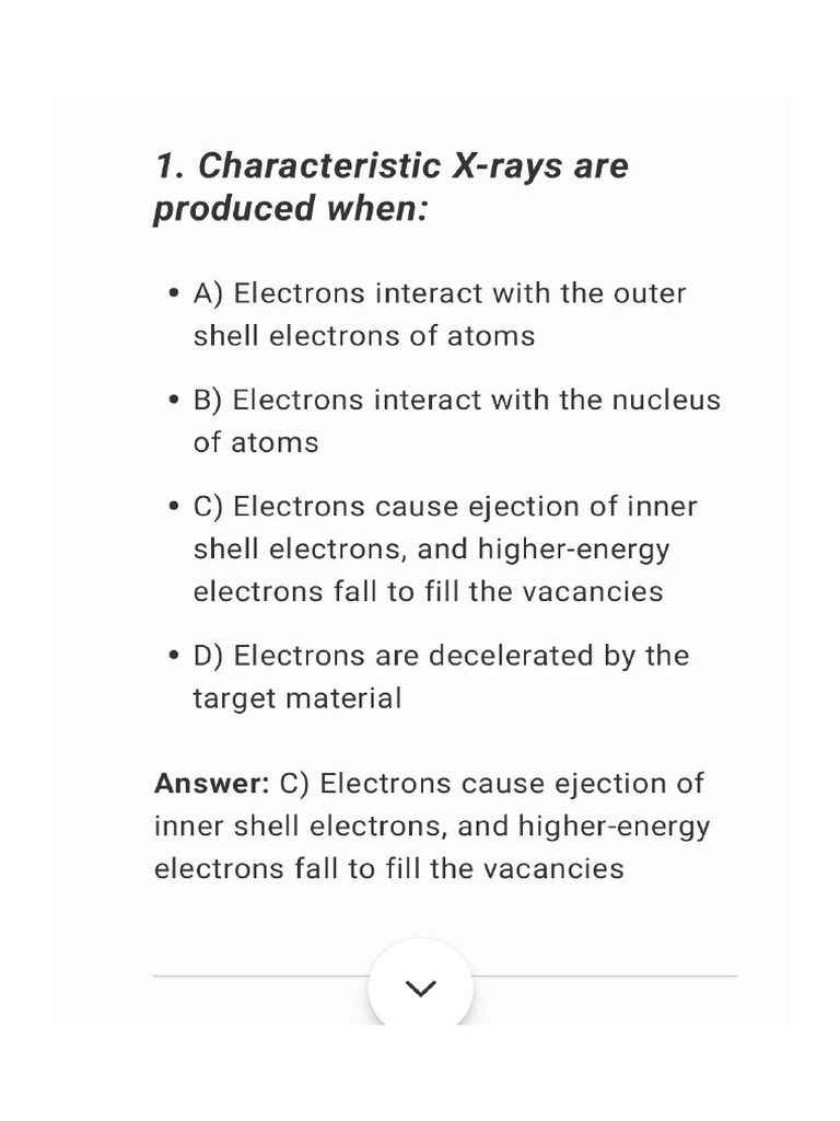 Characteristic X-rays Assignment | PDF