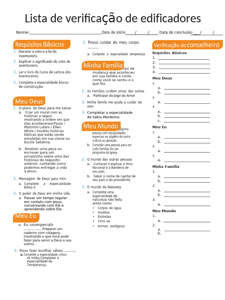 Cartilha Edificadores Invertido | PDF