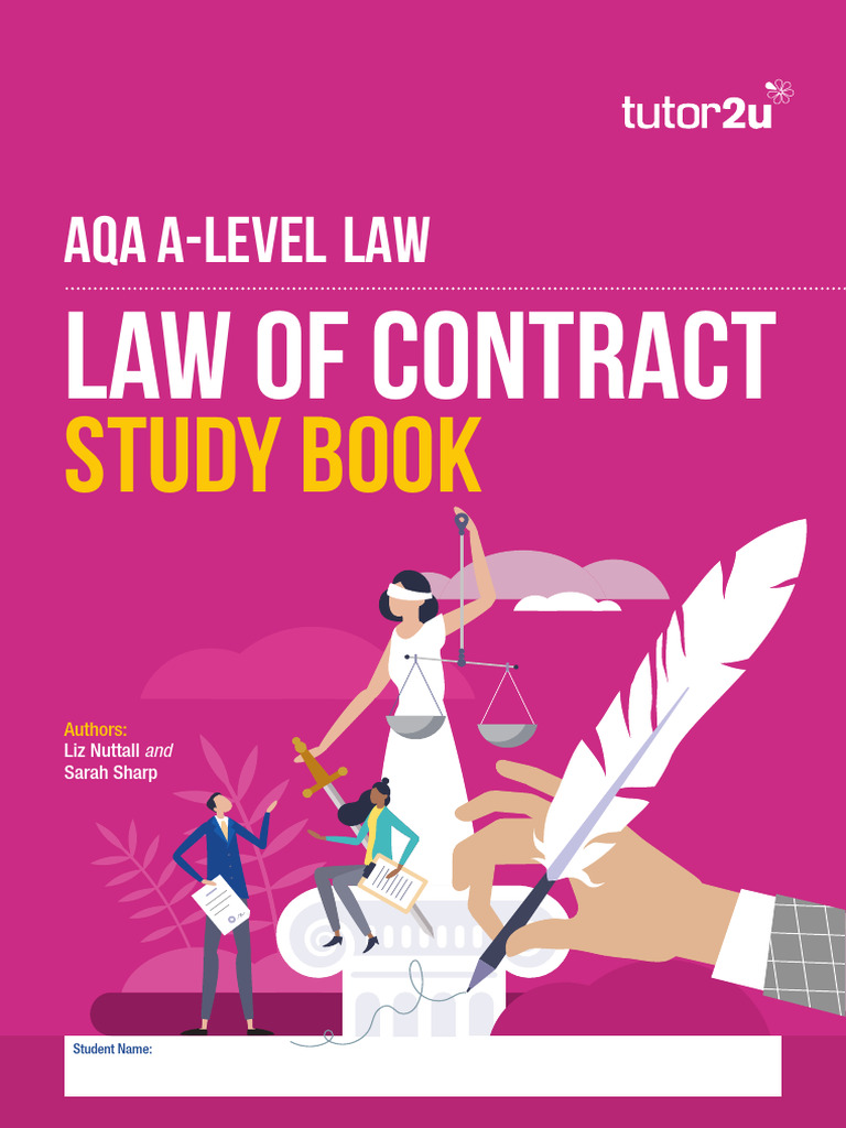 Tutor2u AQA ALevel Contract Study Book Sample | PDF | Offer And ...