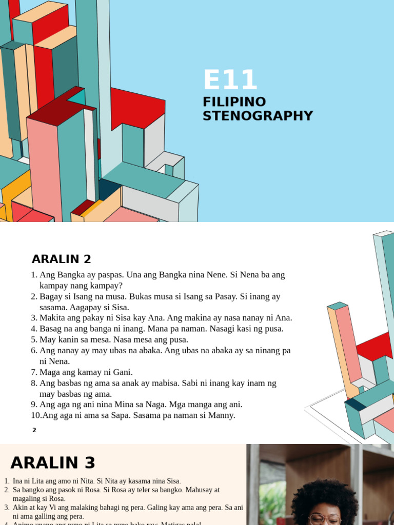 Filipino Stenography | PDF