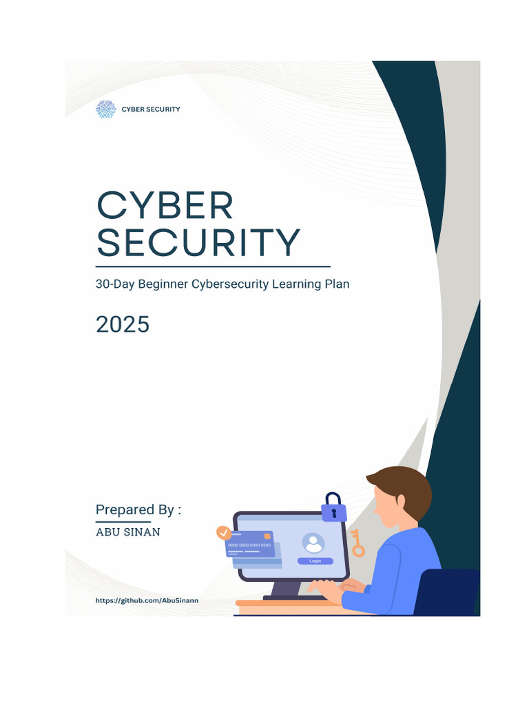 Beginner's 30-Day Cybersecurity Plan | PDF | Security | Computer Security
