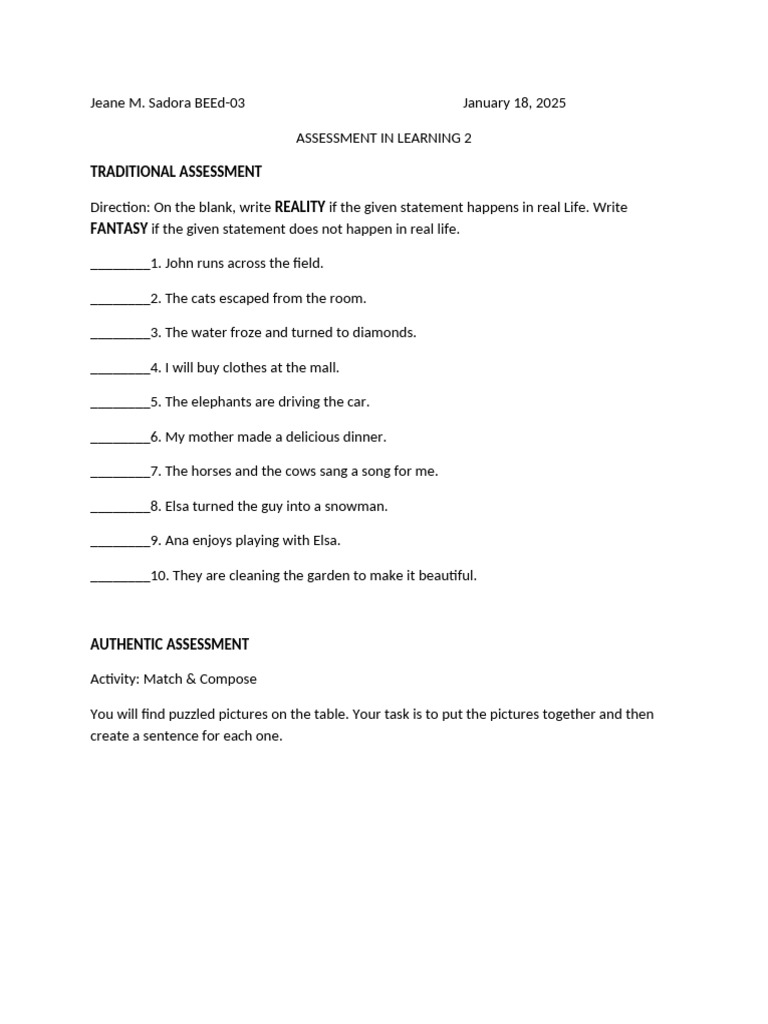 ASL 2 Final Nani | PDF