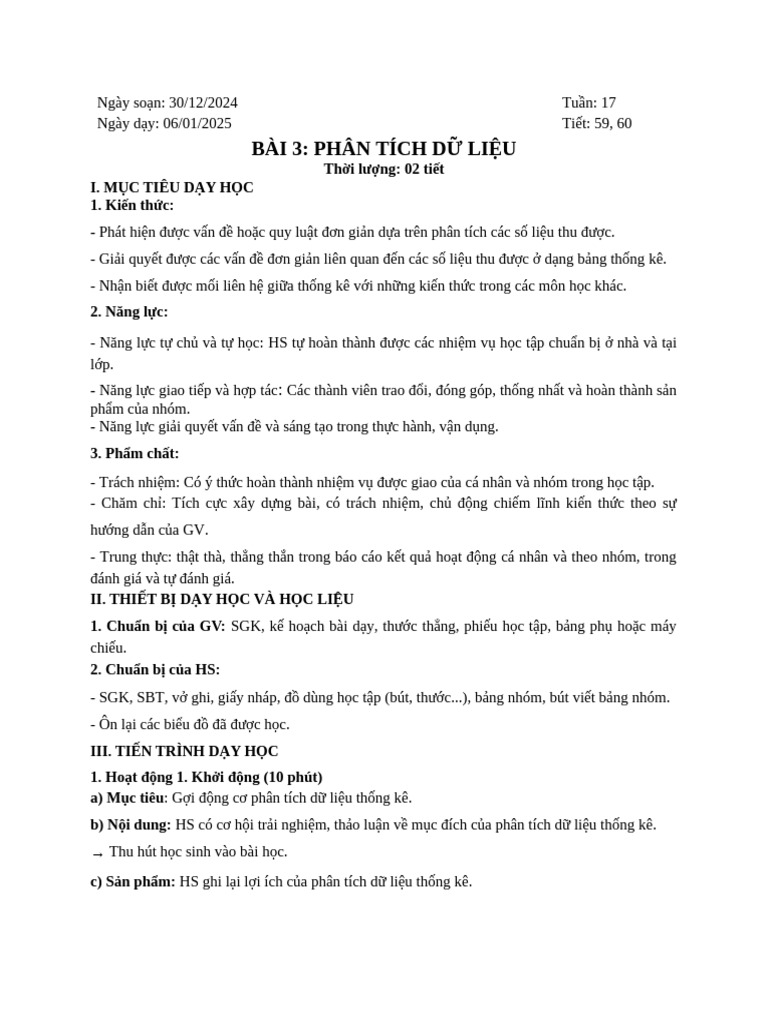 Bai 3 Phan Tich Du Lieu | PDF