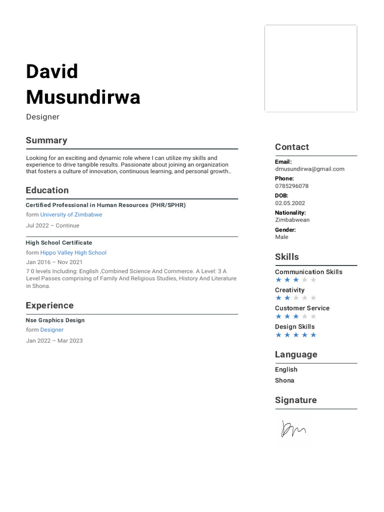 David _Resume_917 | PDF