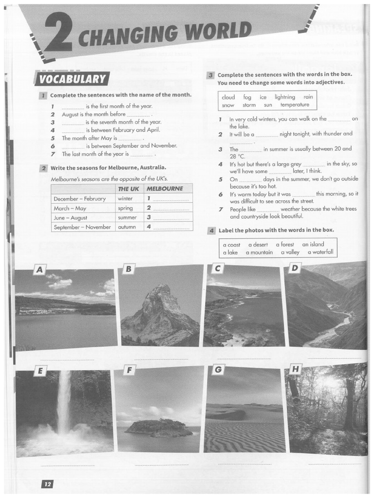 Unit 2 Workbook | PDF