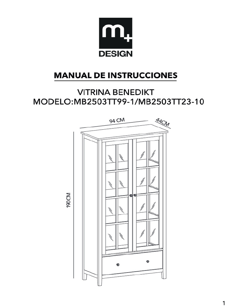 Armado Vitrina Benedikt | PDF