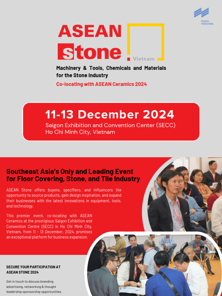 ASEAN STONE 2024 Broshure | PDF | Rock (Geology) | Ho Chi Minh City