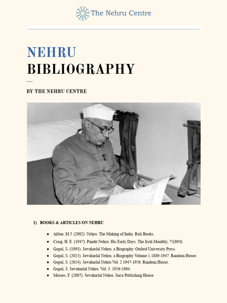 nehru readings | PDF | Jawaharlal Nehru