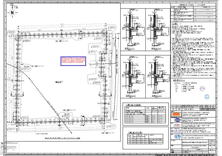 Pages From GIGLM-1004-SV4017-CS-DRW-LAY-R-8515 BOUNDARY WALL LAYOUT & DETAILING FOR SV-4017 | PDF