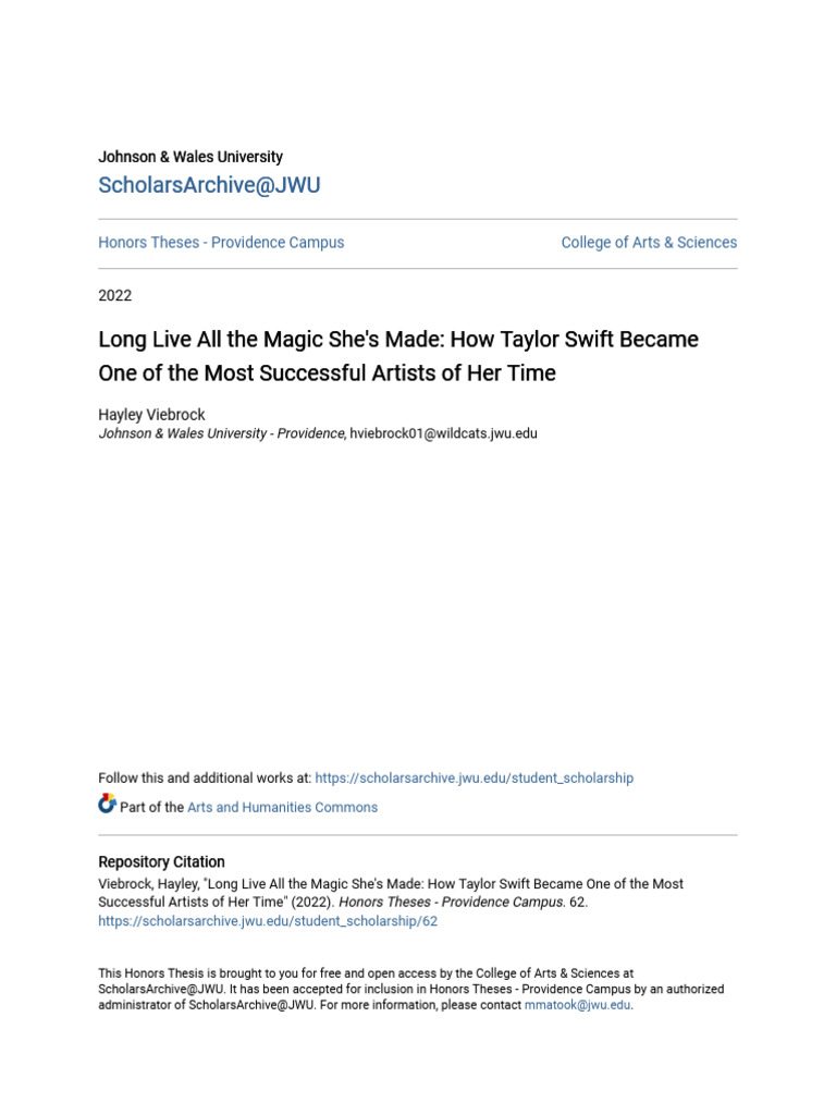 Taylor Swift's Success Strategies Explained | PDF | Social Media ...