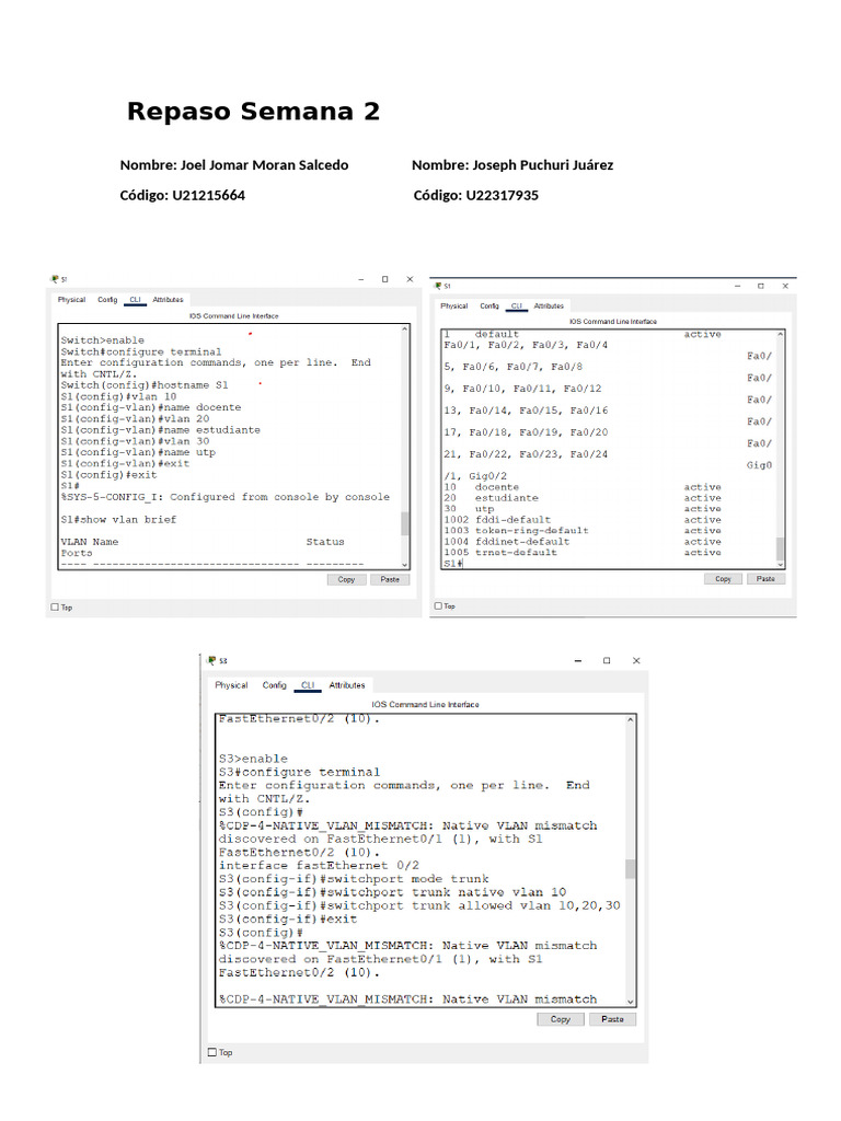 Repaso Semana 2 | PDF
