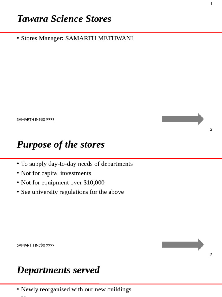 Tawara Science Stores | PDF