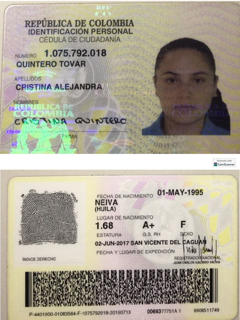 Cedula Alejandra | PDF