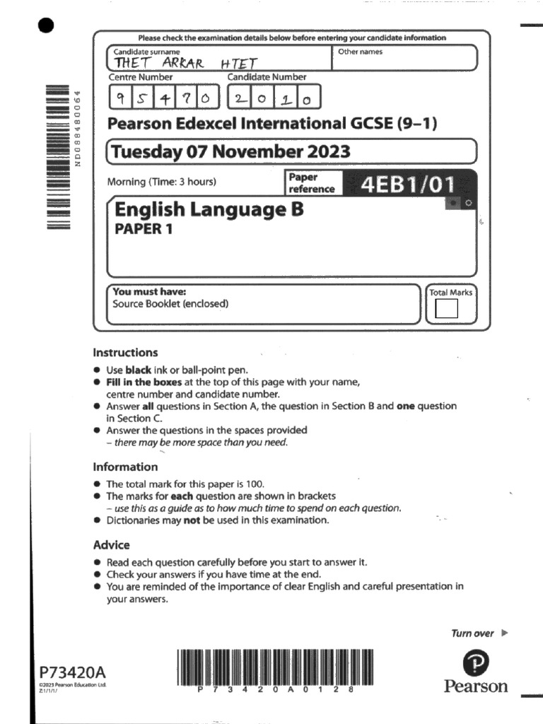 Thet Arkar Htet 4EB1 01 | PDF