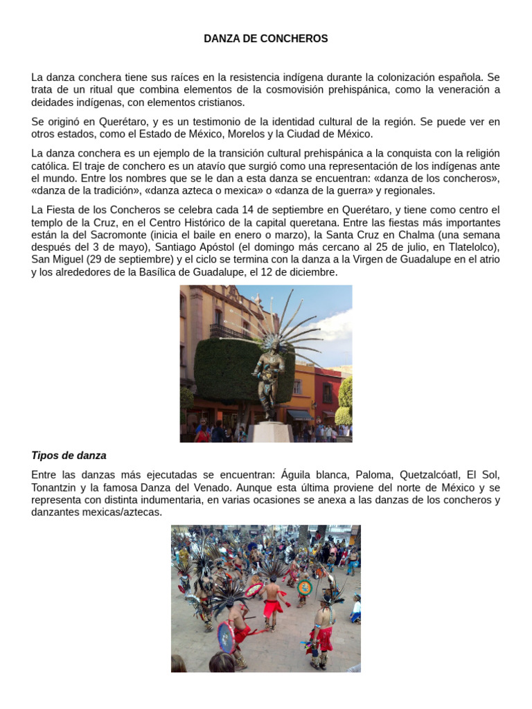 Danza De Concheros Pdf