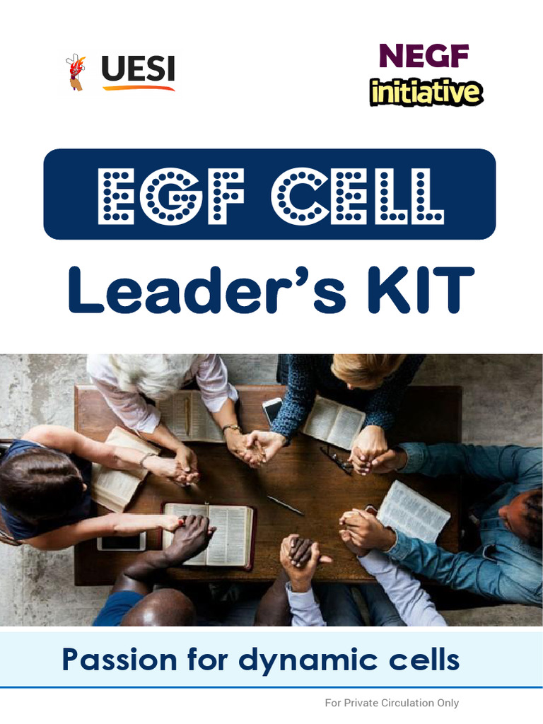 EGF Cell Leaders Kit - English - Feb 2025 | PDF | Jesus | Disciple (Christianity)