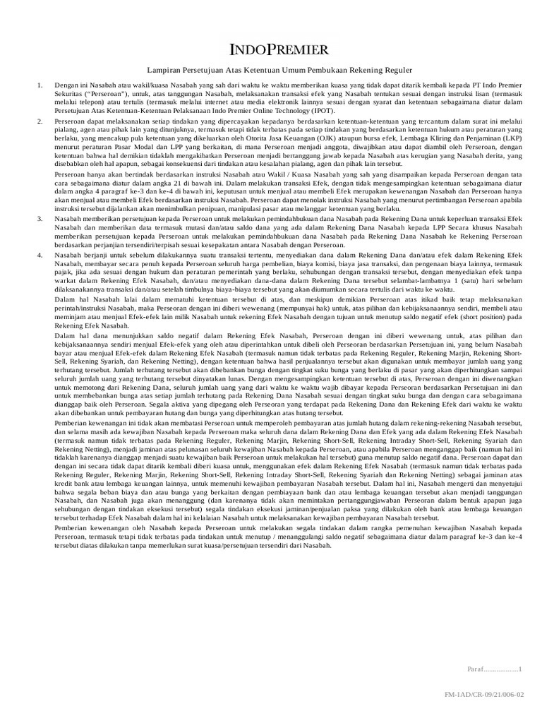 Regular Terms Clausul 417092 2025-02-06 | PDF