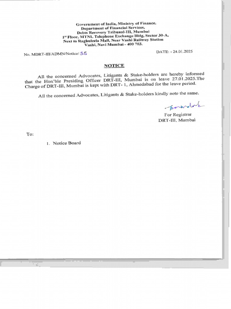 DRT 2 Charge 27.01.2025 | PDF