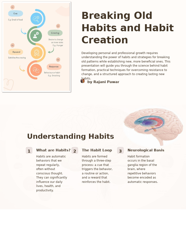 Breaking Old Habits for Growth | PDF | Habits | Neuroscience