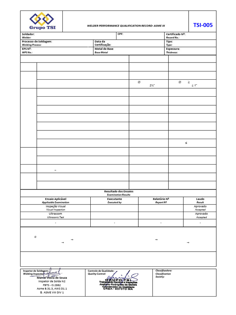 005 - CQS - 005 - 23 - S-005 - Carlos Augusto A. Correa - Tig - 6G - Asme Ix | PDF | Física ...