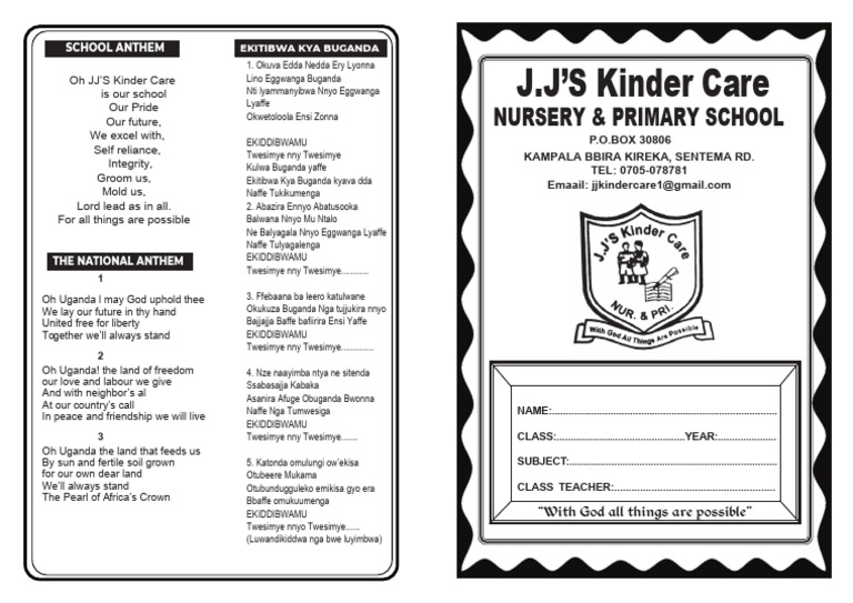 J.J’S Kinder Care BOOK COVER-1 | PDF