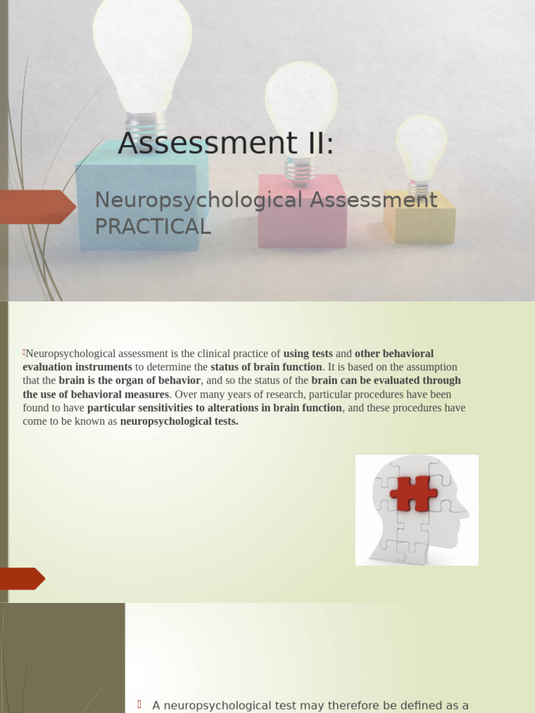 Practical 1 | PDF | Neuropsychology | Mental Disorder