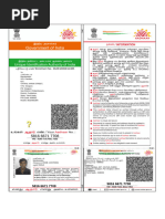 AADHAAR Exam Chapter 2 - Questions & Answers - 2024 | PDF | Biometrics | Authentication