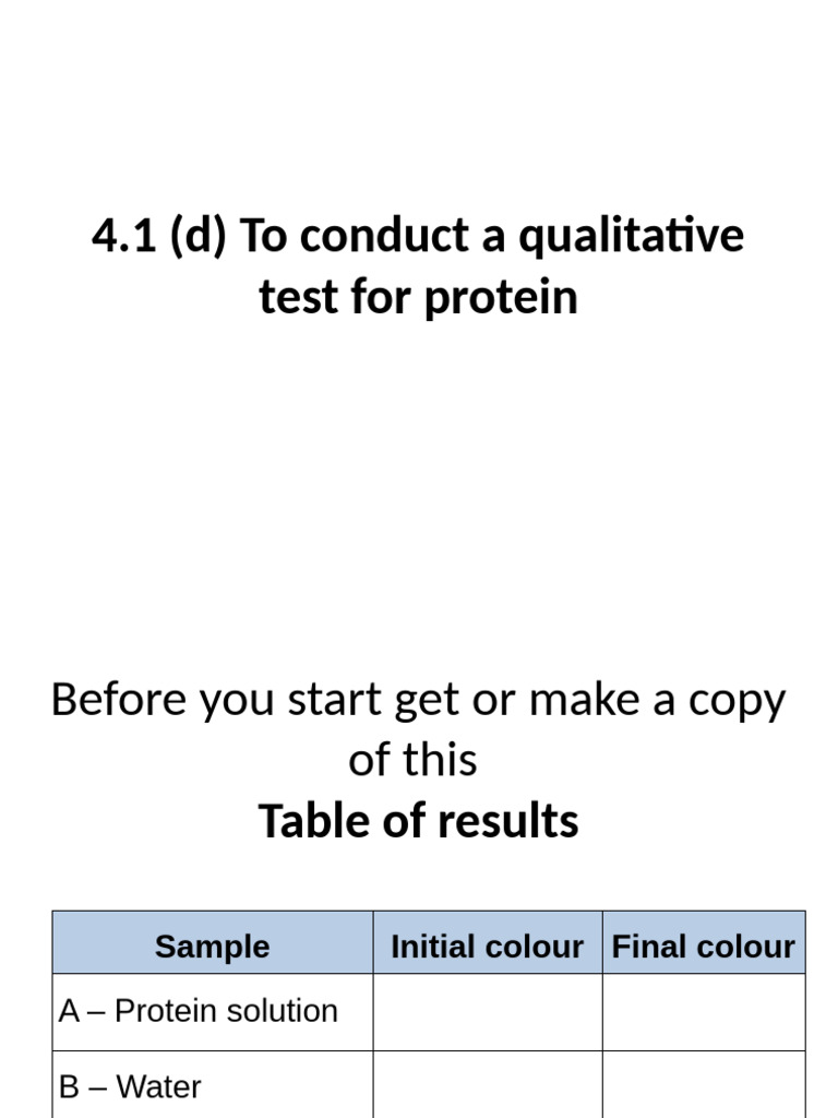 1.3.4 Protein Procedure | PDF