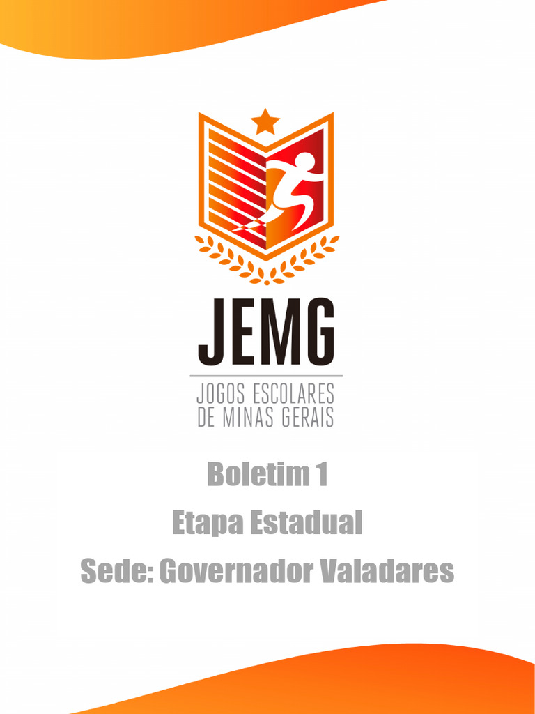 Boletim-1-Etapa-Estadual-II3 (1) | PDF | Estado | Esportes