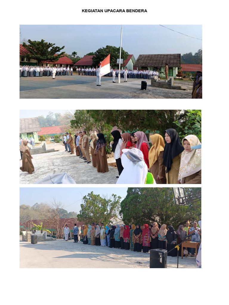 KEGIATAN UPACARA BENDERA | PDF