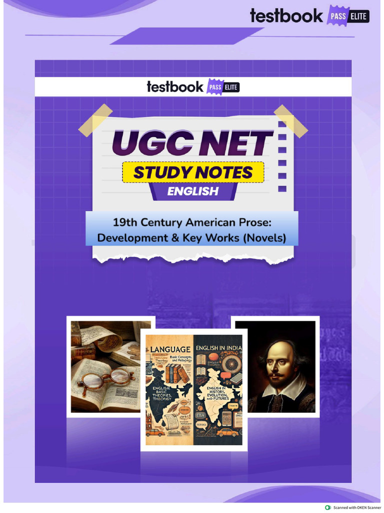 19th Century American Prose Development & Key Works Novels | PDF