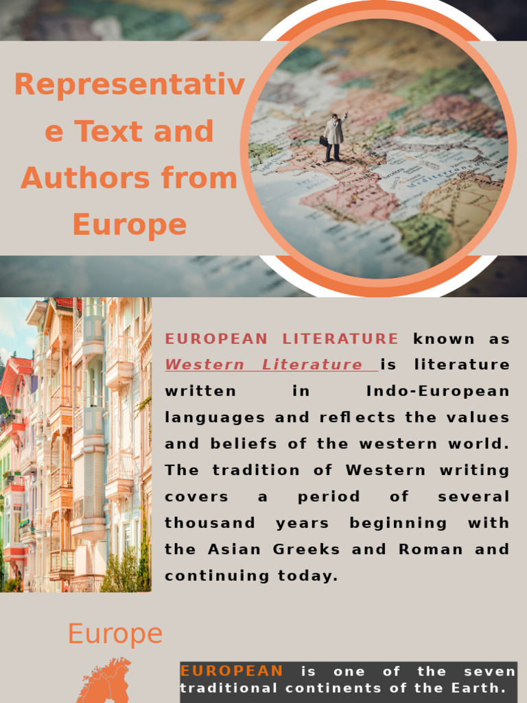 Representative Authors and Texts in Europe | PDF | English Literature ...