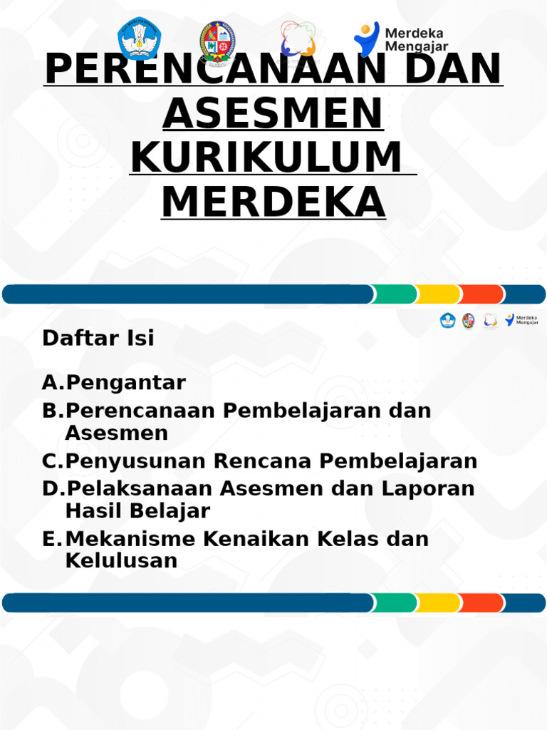 Perencanaan dan Asesmen Kurikulum Merdeka | PDF